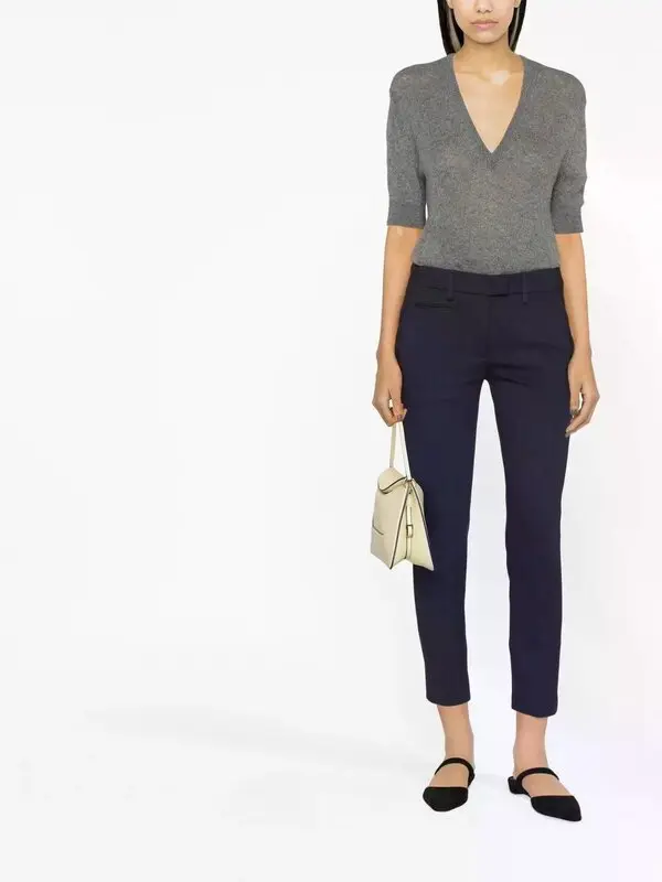 DONDUP Slim-cut Cropped Trousers