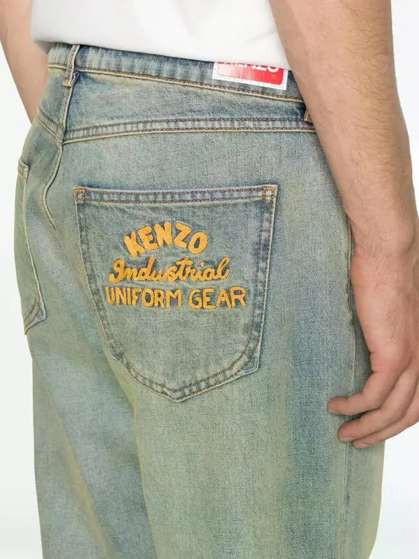 Kenzo Bara Mid-rise Slim-fit Jeans