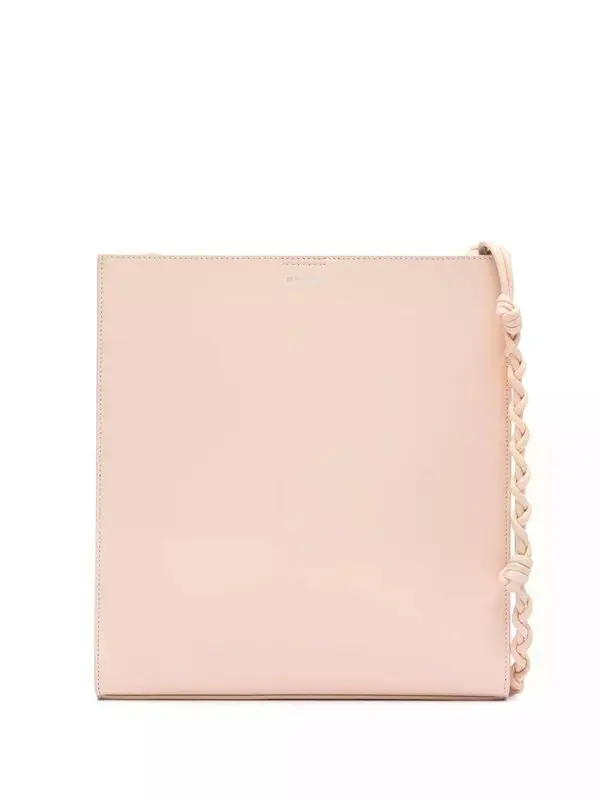 JIL SANDER Tangle Leather Shoulder Bag - Pink
