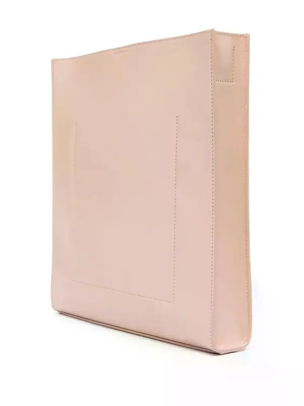 JIL SANDER Tangle Leather Shoulder Bag - Pink