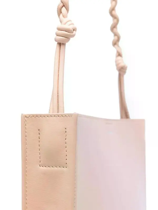 JIL SANDER Tangle Leather Shoulder Bag - Pink