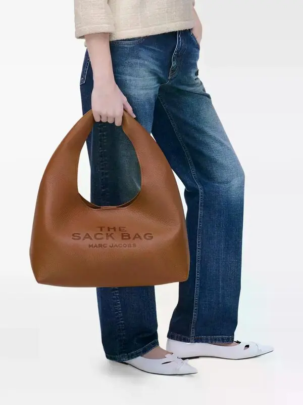 Marc Jacobs The Sack Logo-debossed Tote Bag - Brown