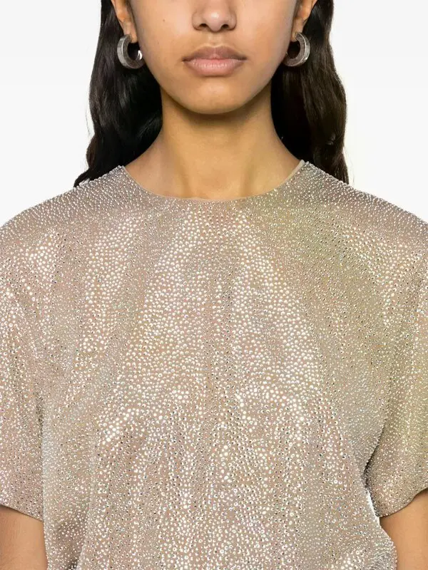 Giuseppe Di Morabito Crystal-embellished T-shirt