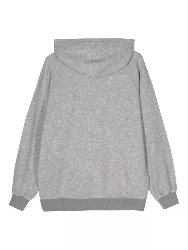 AUTRY Appliqué-logo Mélange-effect Sweatshirt