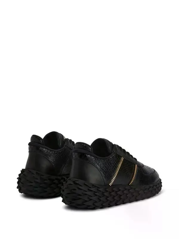 GIUSEPPE ZANOTTI Urchin Leather Sneakers - Black