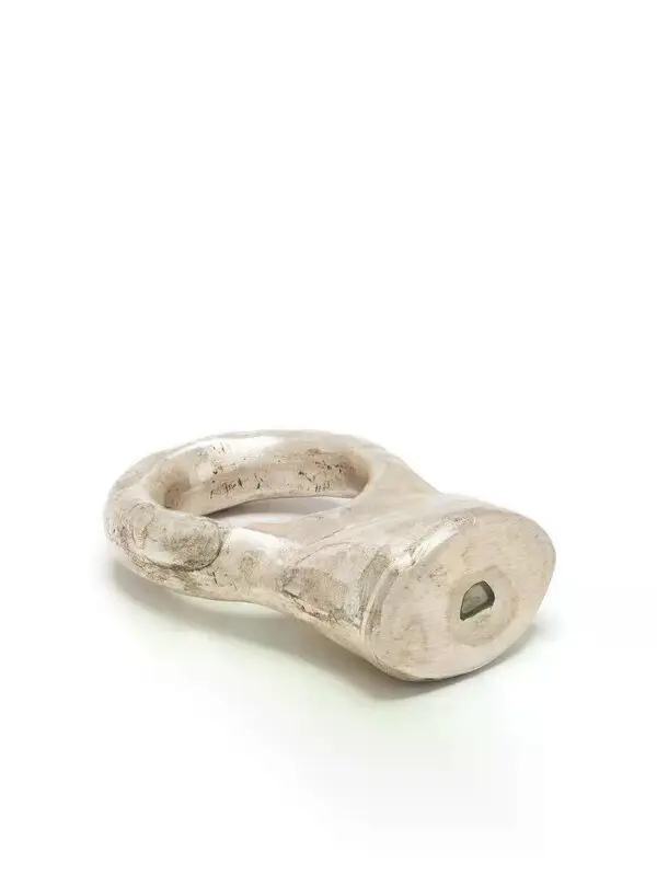 PARTS OF FOUR Roman Diamond Signet Ring - Silver
