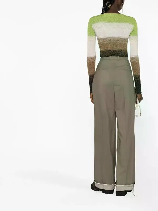 Gcds Dégradé-effect Lurex Cropped Cardigan