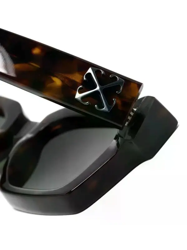 Off-White Virgil Square-frame Sunglasses - Brown