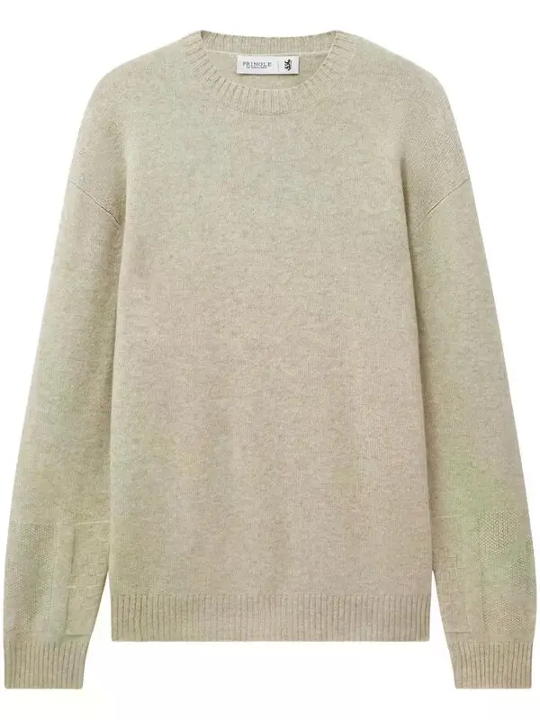 Pringle Of Scotland Round-neck Cashmere Jumper - Neutrals