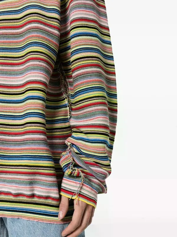 MAISON MARGIELA Striped Cotton Jumper