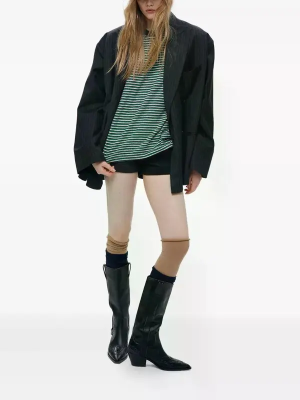 MAINLESS Striped Long-sleeve Top