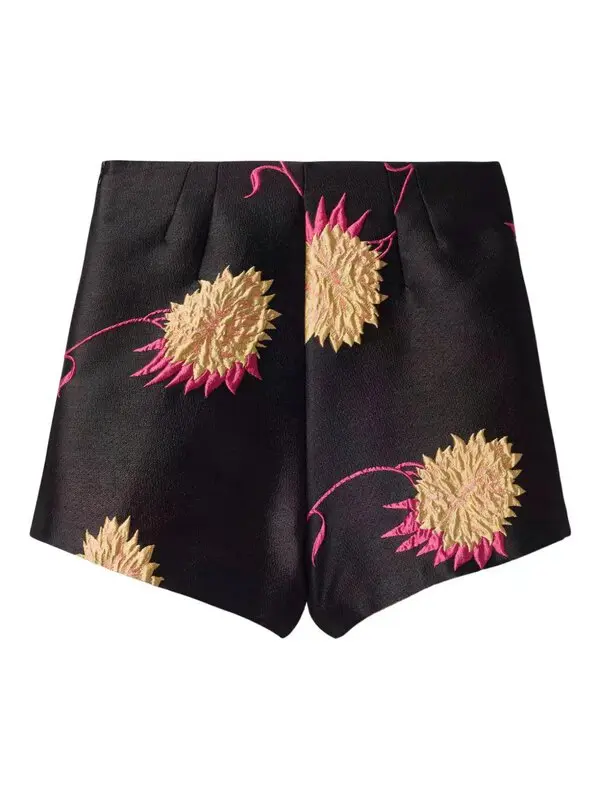 La DoubleJ Margarita Jacquard Shorts - Black
