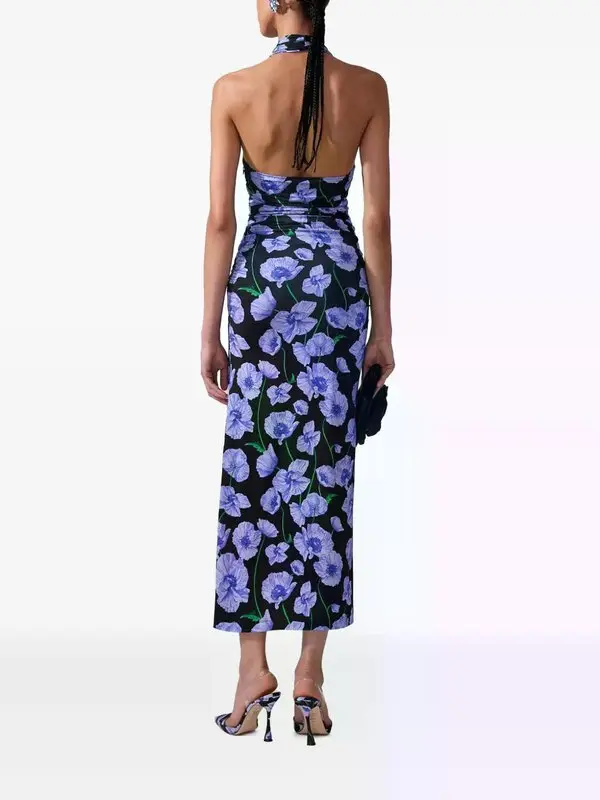 Carolina Herrera Floral-print Midi Dress