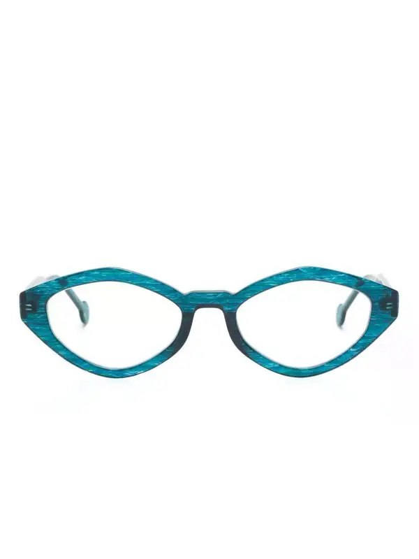 L.A. EYEWORKS Cowrie Oval-frame Glasses