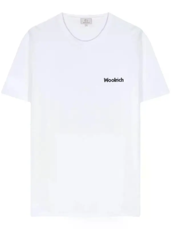 Woolrich Logo-rubberised Cotton T-shirt