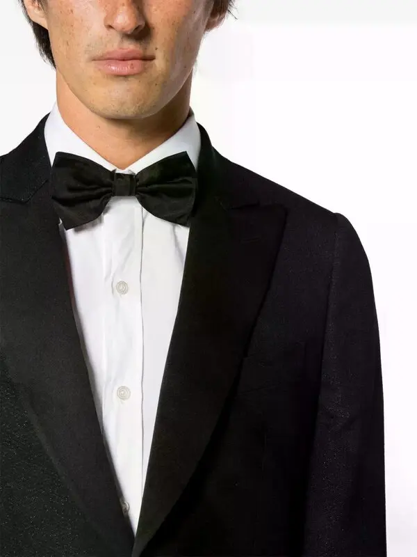 LARDINI Lurex-detail Single-breasted Blazer