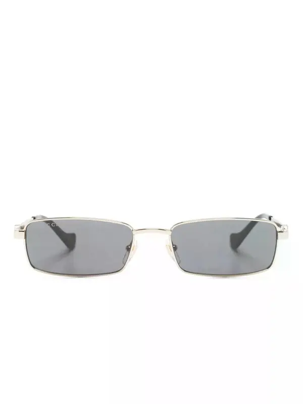Gucci Rectangle-frame Sunglasses - Black