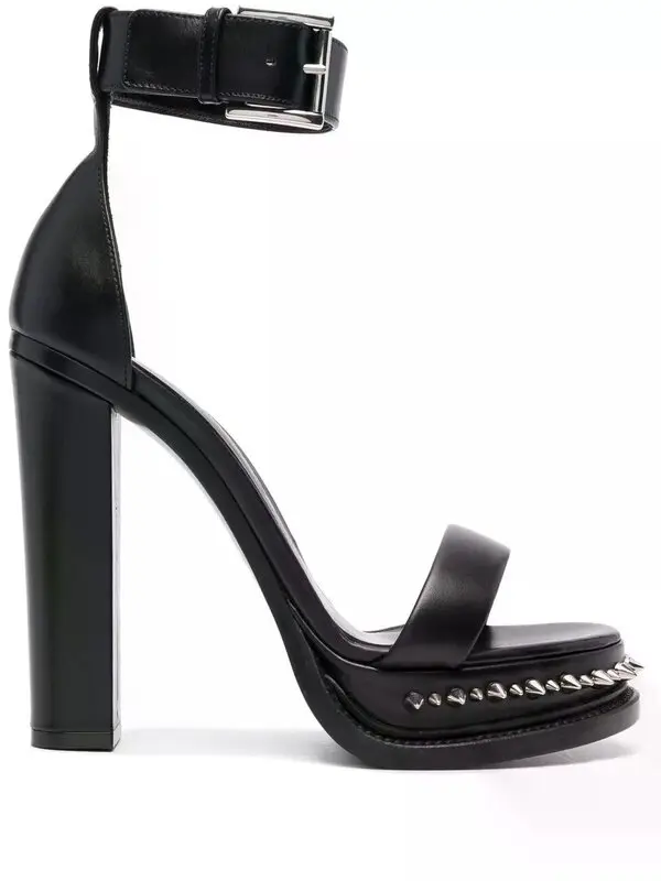 Alexander McQueen Spiked Sole High Heel Sandals