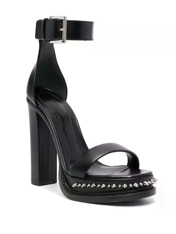 Alexander McQueen Spiked Sole High Heel Sandals