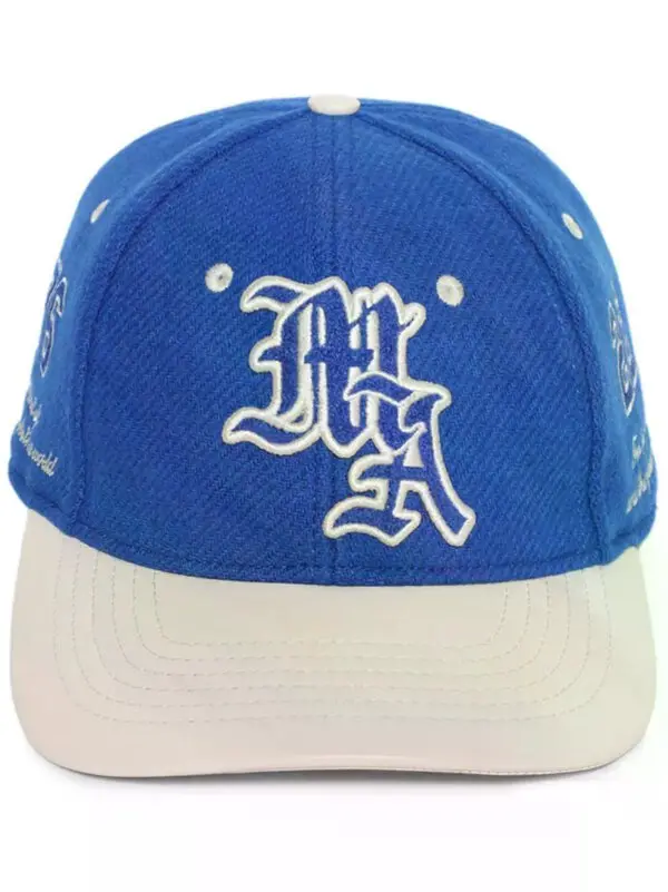 Amiri Logo-embroidered Cap - Blue