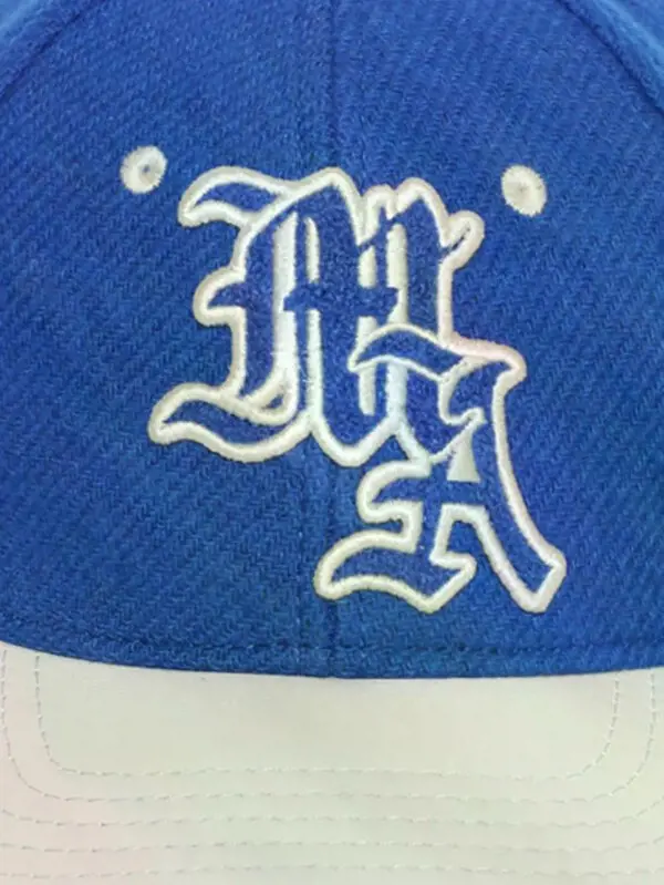 Amiri Logo-embroidered Cap - Blue