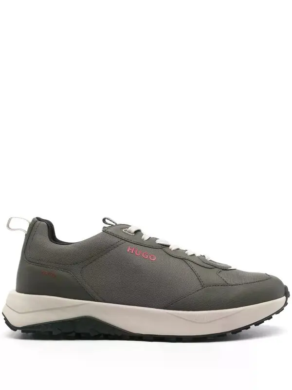 BOSS Raised-logo Panelled Sneakers