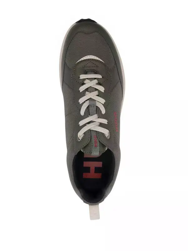BOSS Raised-logo Panelled Sneakers
