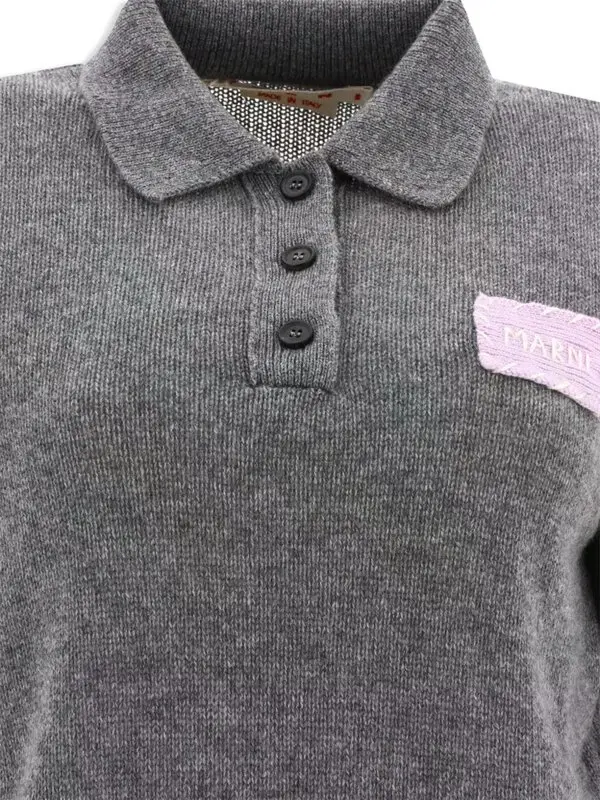 Marni Logo-appliqué Cashmere Sweater