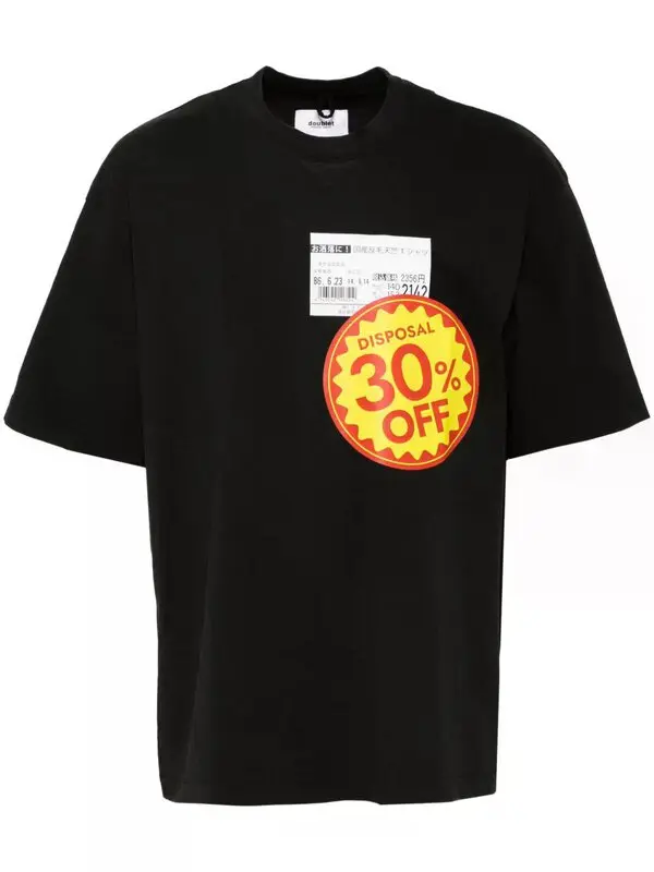 DOUBLET Disposal Reduction T-shirt - Black