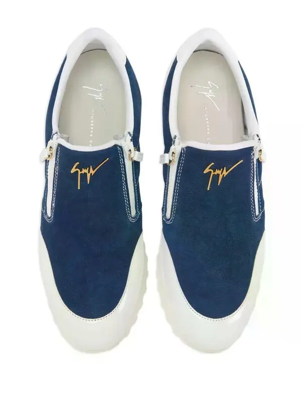 GIUSEPPE ZANOTTI Ilde Run Double-zip Low-top Sneakers