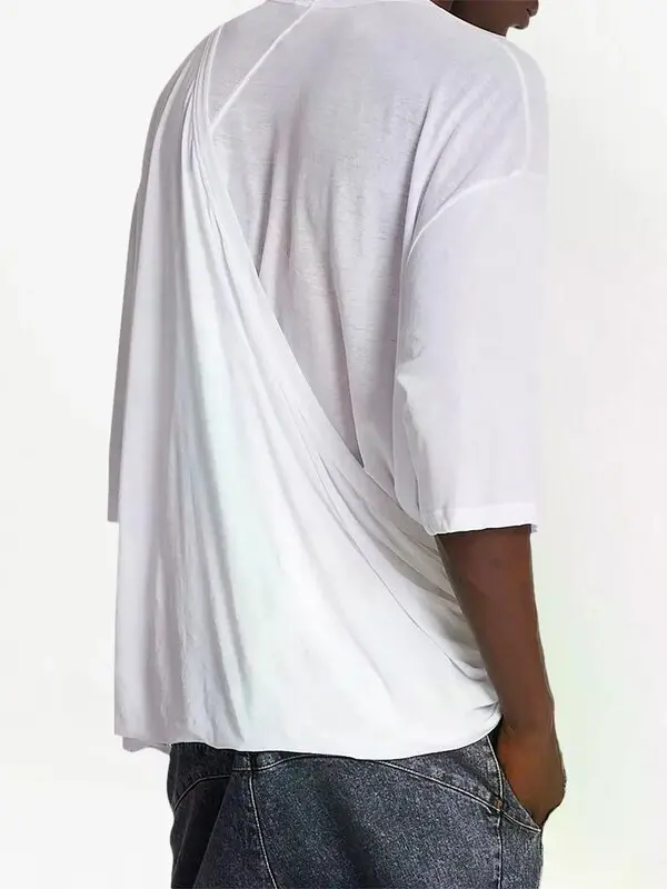 Balmain Gathered-panel Detail T-shirt