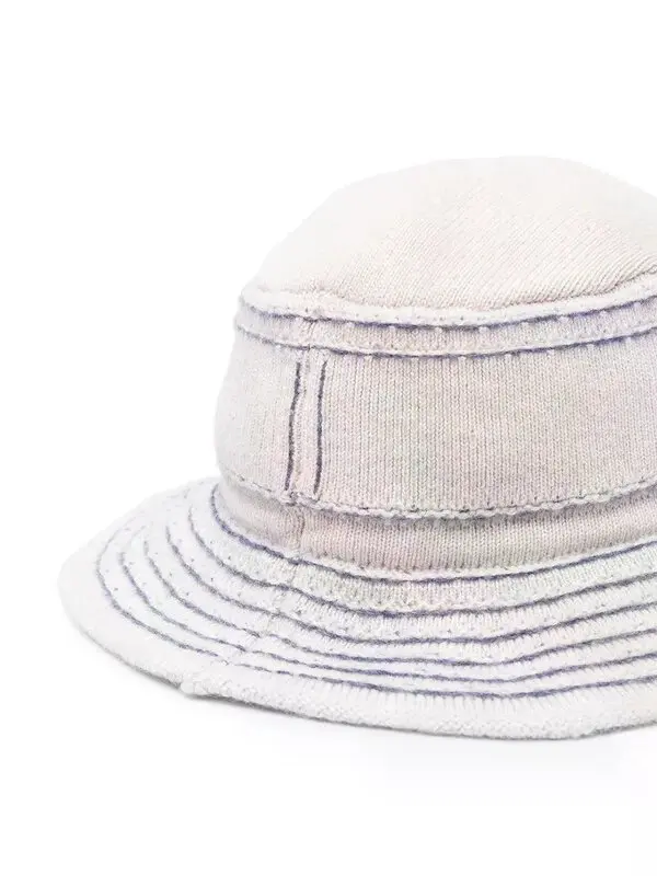 BARRIE Contrast Stitching Bucket Hat