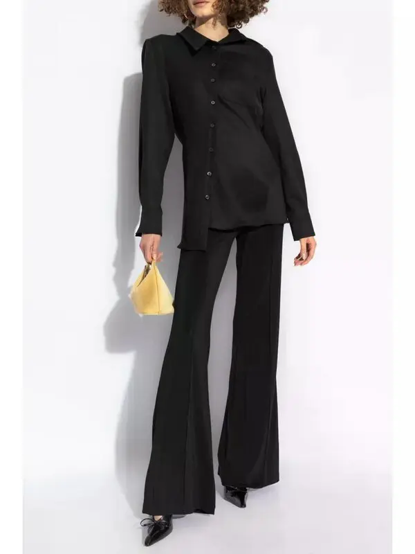 Jacquemus Asymmetric Long-sleeve Shirt - Black