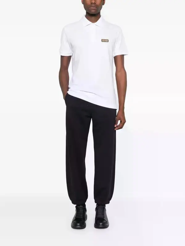 Versace Logo-plaque Polo Shirt