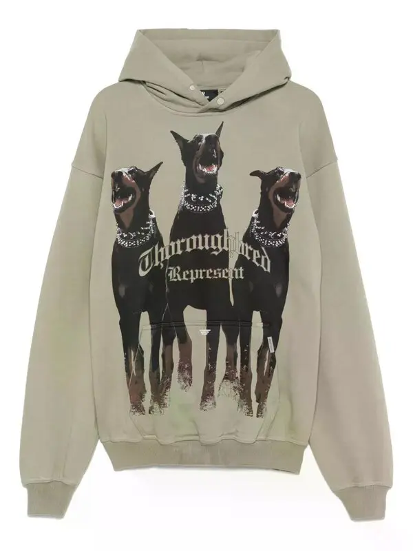 REPRESENT Thoroughbred Hoodie - Green