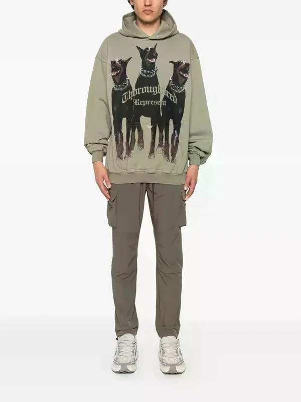 REPRESENT Thoroughbred Hoodie - Green