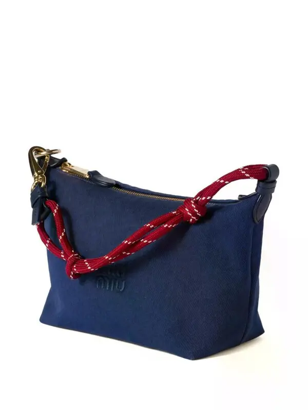 Miu Miu Gabardine Mini Bag - Blue