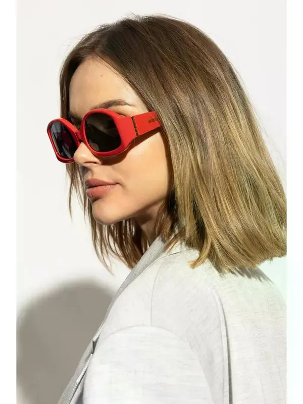 Jacquemus Les Lunettes Colapso Sunglasses - Red