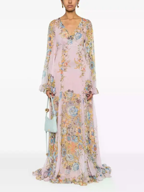 Etro Flora-print Maxi Dress