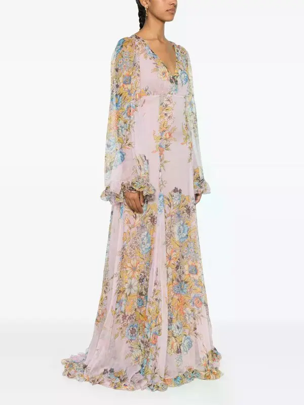 Etro Flora-print Maxi Dress