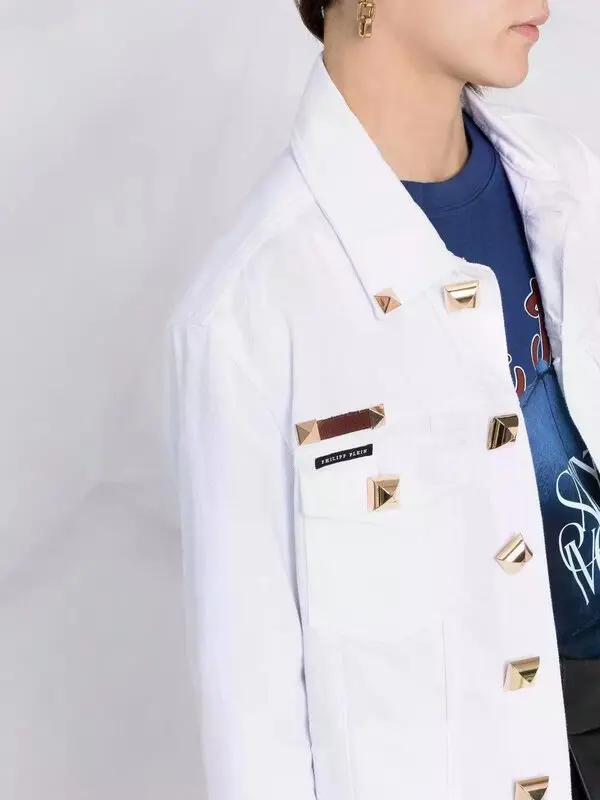 Philipp Plein Logo-patch Denim Jacket