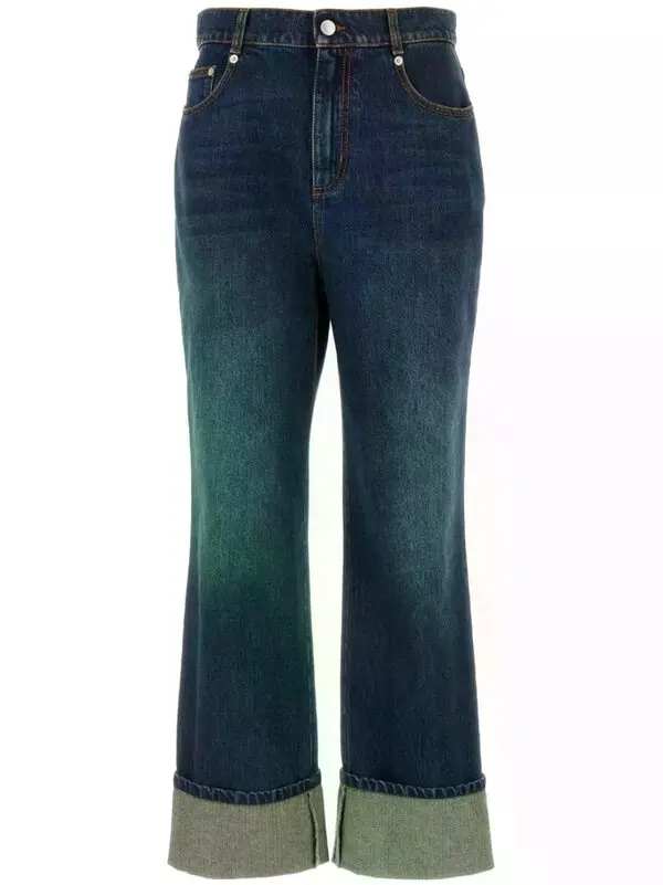 Alexander McQueen Straight-leg Mid-rise Jeans