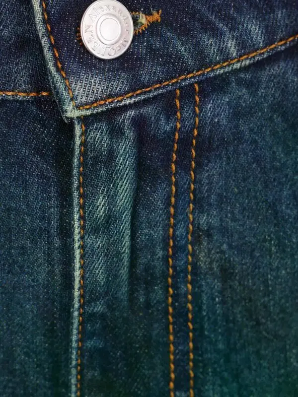 Alexander McQueen Straight-leg Mid-rise Jeans