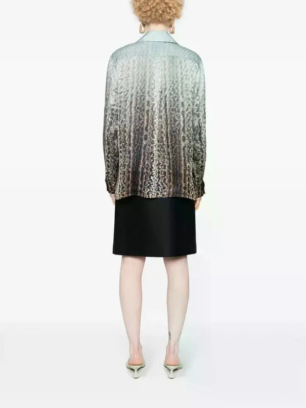 Fendi Animal-print Silk Shirt