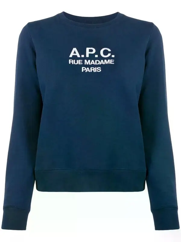 A.p.c. Tina Logo Embroidered Sweatshirt