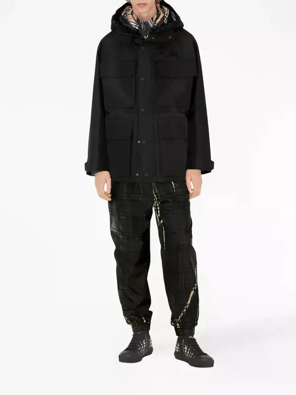 Burberry Patch-pocket Parka Coat