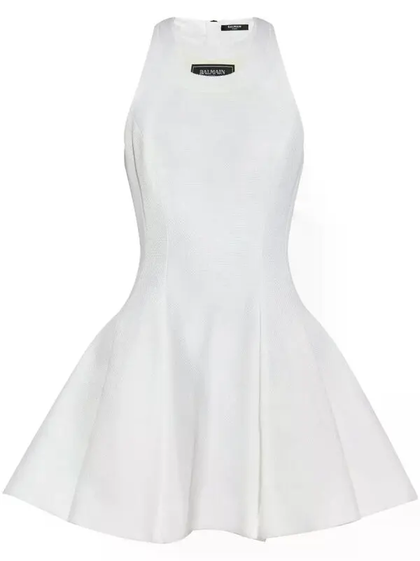 Balmain Pleated Mini Dress