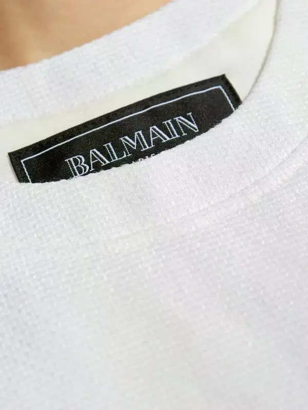 Balmain Pleated Mini Dress