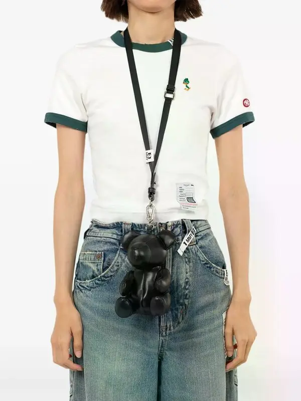 Mihara Yasuhiro Bear Mini Shoulder Bag - Black