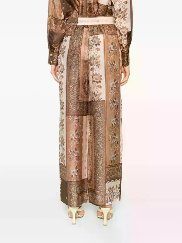 Zimmermann Lucky Silk Trousers